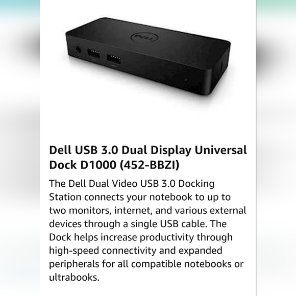 Dell | Computers, Laptops & Parts | Dell Usb 3 Full Hd Dual Video ...